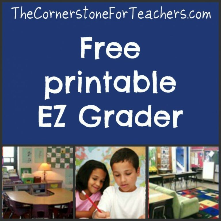 Truth For Teachers | Printable EZ Grader