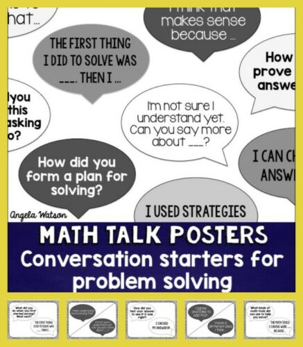 Truth For Teachers - How to use math talk cards/posters to promote ...