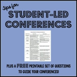 Truth For Teachers - Tips for Holding Student-Led Conferences