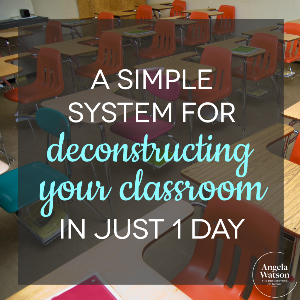 Truth For Teachers | A simple system for deconstructing your classroom ...
