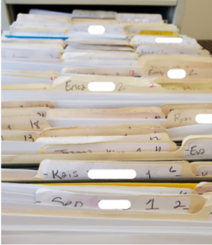A functional filing system for secondary teachers to organize graded work