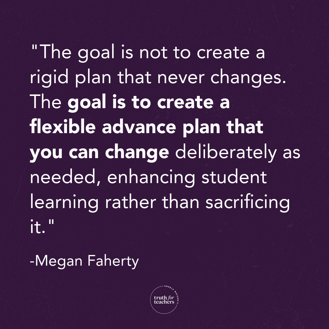 Truth For Teachers - How to adjust lessons for students WITHOUT last ...