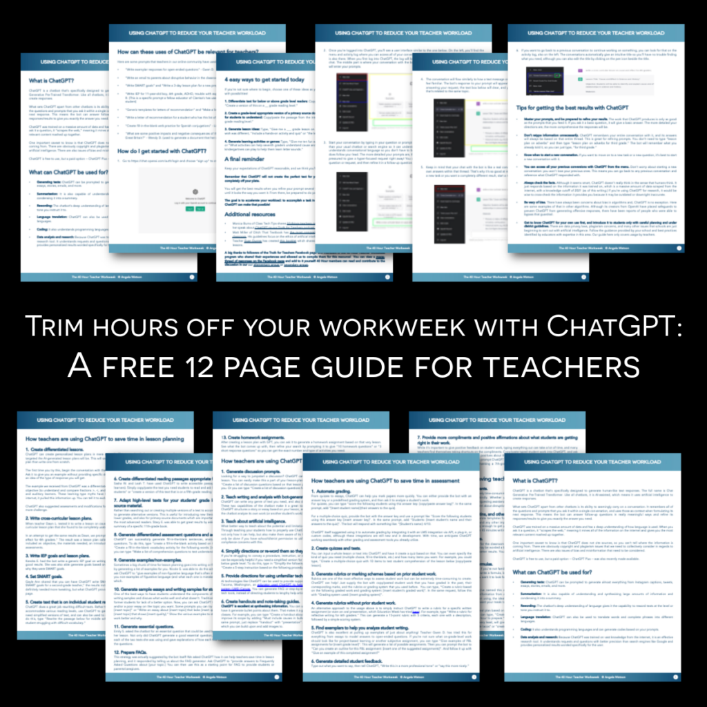 Truth For Teachers - Free teacher resource on using ChatGPT